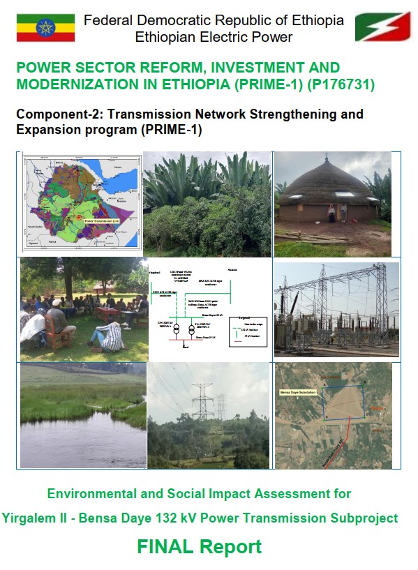 Environmental and Social Impact Assessment for Yirgalem II – Bensa Daye ...